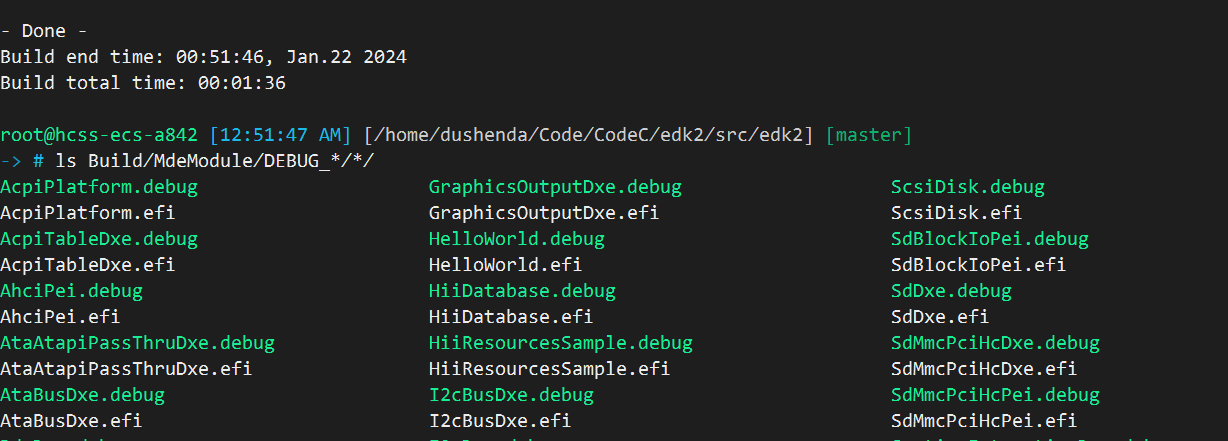 Ubuntu下EDK2开发环境搭建 | dushenda